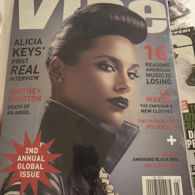 2012 MAY VIBE Magazine - Alicia Keys Front Cover - Pb 183 £13.22 ...