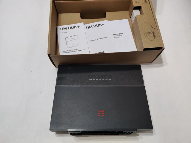 MODEM TIM HUB+ PLUS MODELLO ZTE ROUTER WIFI 6 VDSL EVDSL FIBRA TIM HUB ...