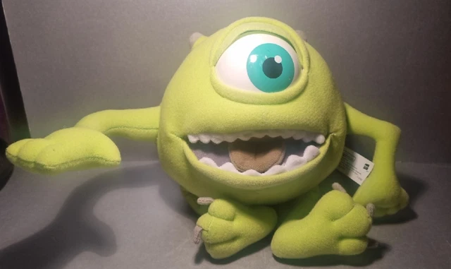 VINTAGE MONSTERS INC Mike Wazowski Action Eye Talking Plush 8" Disney ...