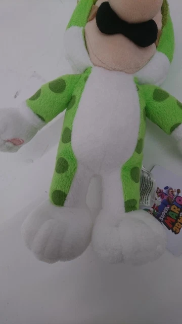 SUPER MARIO 3D World Luigi Cat Plush Toy Green Costume 10 Inch Official ...