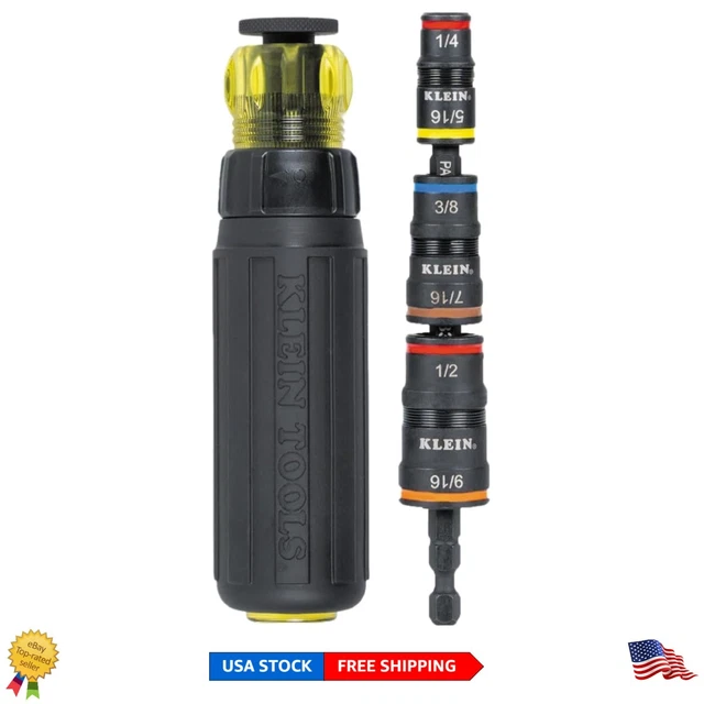 7-IN-1 SAE IMPACT Driver & Ratcheting Socket Set - Quick Connect ...