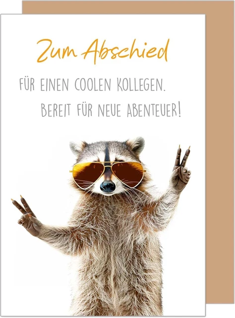 EDITION SEIDEL PREMIUM Glückwunschkarte Zum Abschied Mit Umschlag ...