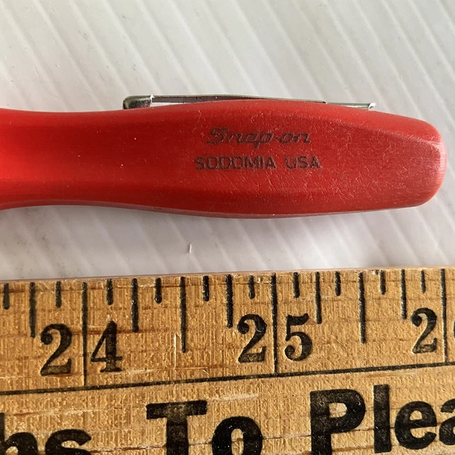 SNAP ON SDDDMIA SDM3D24 Stubby Combination Pocket Screwdriver Red Mint ...