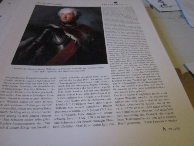 PREUSSEN ARCHIV N2 2451 Prinz August Wilhelm von Preußen Bild Antoine ...