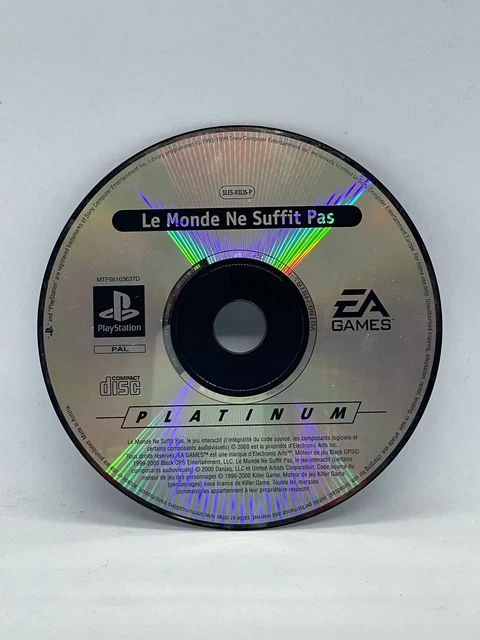 007 THE WORLD Is Not Enough PS1 PSX PAL CD FR EUR 16,99 - PicClick FR