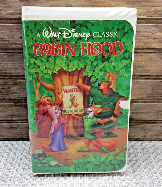 Vintage Disney Classic Black Diamond 1984 Robin Hood Vhs 1189 2 Rare £ 3434