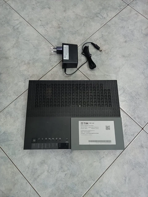 MODEM ROUTER TIM HUB Fibra 1000 MEGA FTTH FTTC Autoinstallante ADSL ...