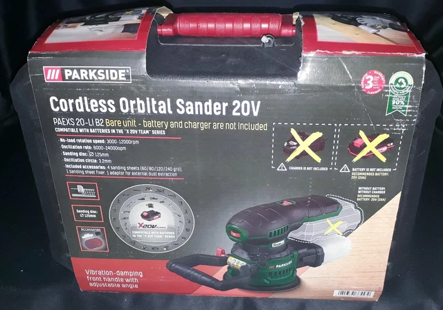 PARKSIDE CORDLESS ORBITAL Sander 20V £35.99 - PicClick UK