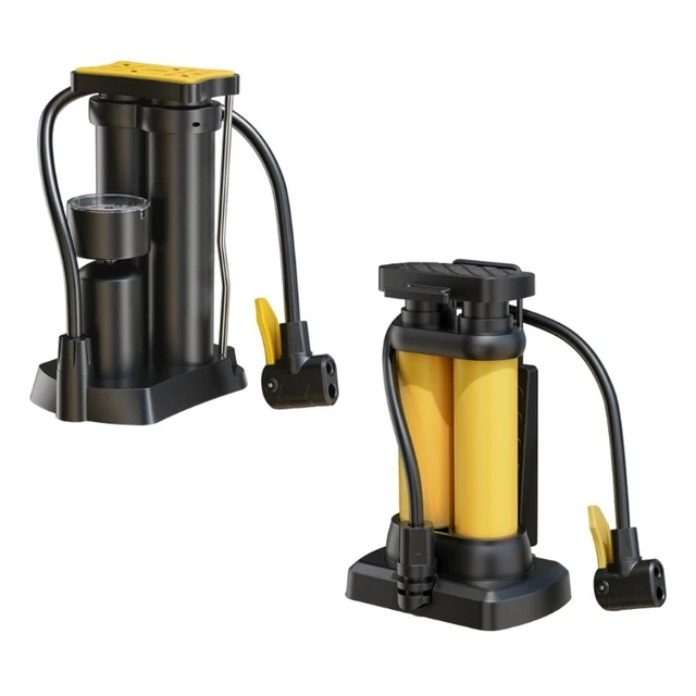 HIGH PRESSURE FOOT Pump for Bicycles Motorcycles Sports Ball Up 150PSI ...