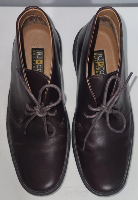 RJ COLT DETROIT Brown Leather Chukka Ankle Boots Size 7.5 M 27010 2020 ...