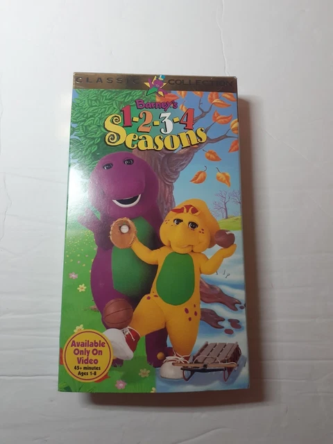 BARNEY - BARNEYS 1-2-3-4 Seasons (VHS, 1996) £9.92 - PicClick UK