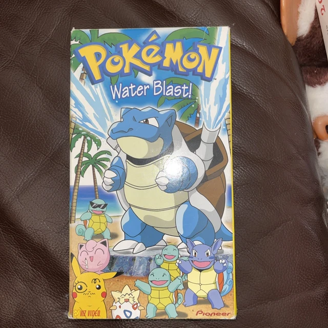 VINTAGE POKEMON VHS Cassette Water Blast TESTED WORKS 90s Nintendo ...