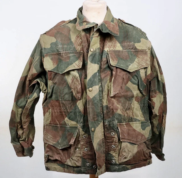 BELGIAN PARA SMOCK Camo Denison 1956 Congo SAS Airborne Brushstroke 50 ...