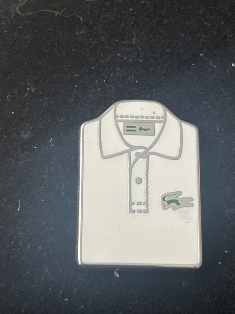 PIN’S POLO BLANC LACOSTE ROLAND GARROS ARTHUS BERTRAND EUR 25,00 - PicClick FR