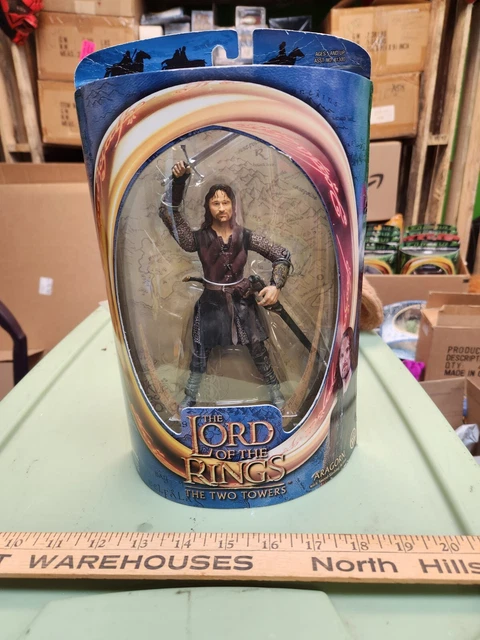FIGURINE ARTICULÉE SEIGNEUR des Anneaux Aragorn Strider LOTR Toybiz ...