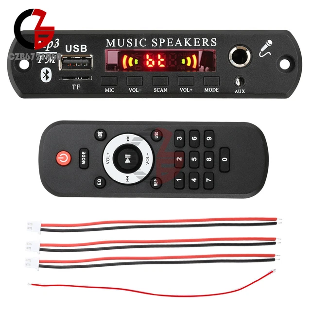 BLUETOOTH AUDIO DECODER Board Car Audio USB TF FM Radio Module MP3 ...