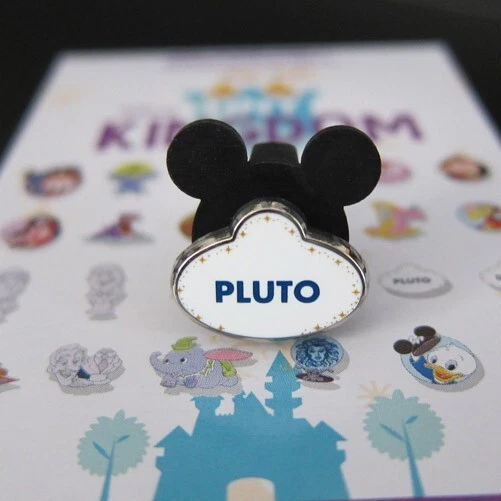 DISNEY PIN 2022 Pluto Cast Member Name Tag Tiny Kingdom Mystery 3rd Ed ...