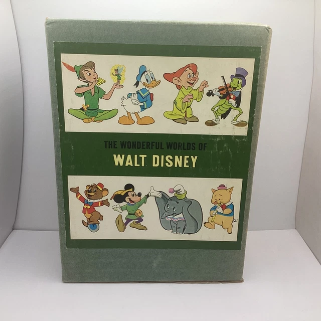 VINTAGE THE WONDERFUL World of Walt Disney Book Set (B3) S#533 EUR 6,03 ...