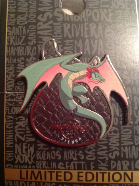 HRC HARD ROCK Cafe Vienna Dragon Guitar Series Pin 2023, LE 150 EUR 32 ...