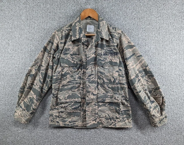 GENUINE US AIR Force Army Utility Combat Tiger Camo Rip Stop Shirt ...