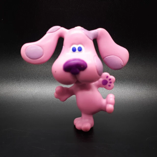 VINTAGE NICKELODEON NICK Jr. Blues Clues Magenta 2" PVC Action Figure £ ...