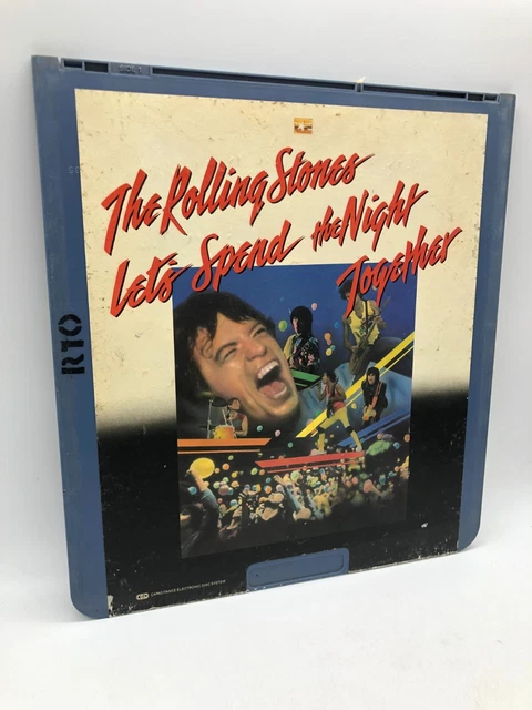 THE ROLLING STONES Let's Spend The Night Together VideoDisc CED $19.99 ...