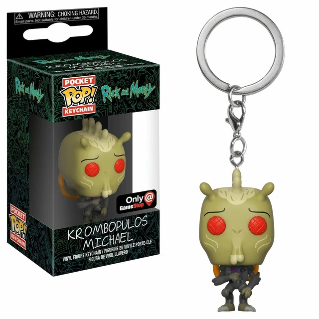 FUNKO KROMBOPULOS MICHAEL Poche Pop Rick Et Morty Exclusif Porte-Clés ...