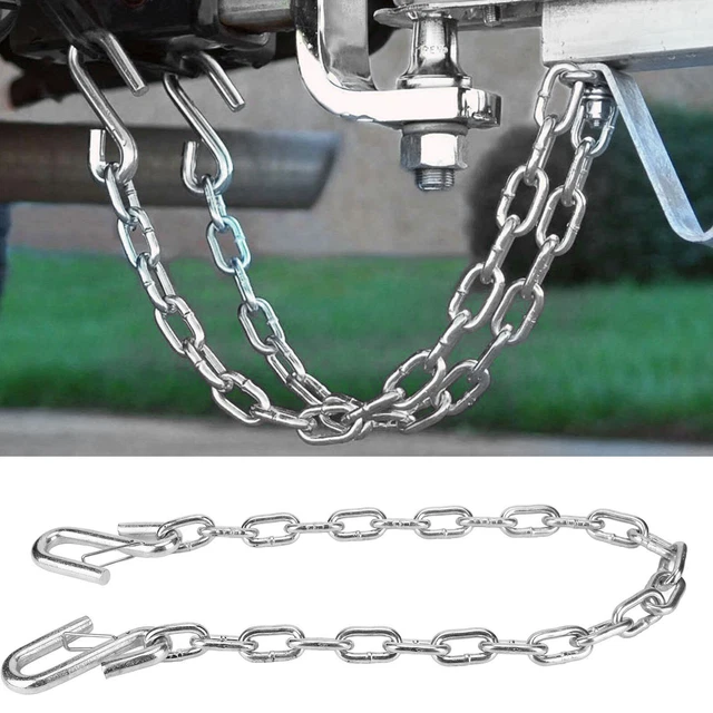 TRAILER SAFETY CHAIN 3500lbs Towing Wire Ropes with Double Spring Clip ...