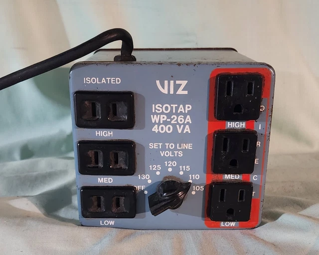 VIZ ISOTAP WP-26A Isolated Transformer $135.00 - PicClick