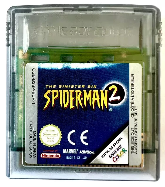 SPIDERMAN 2SINISTER SIX Pal Game Boy Color Gbc Perfecto Estado EUR 39 ...