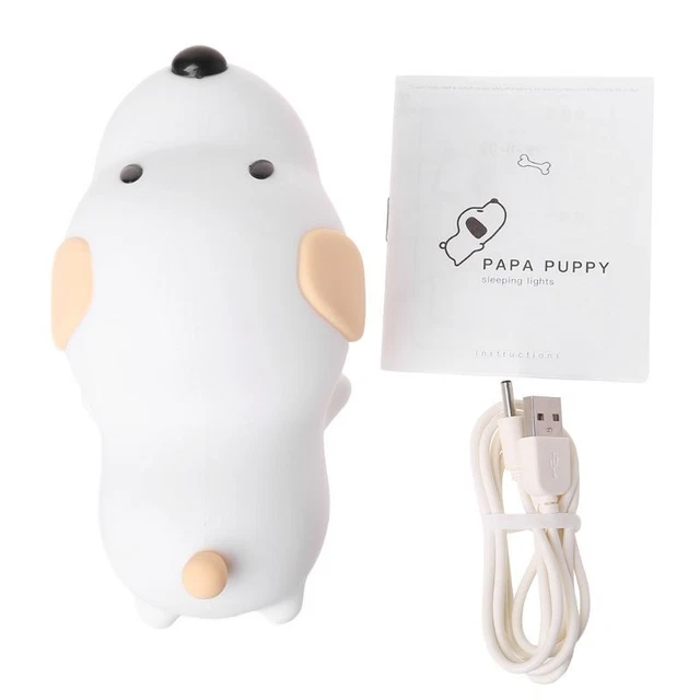 FOR TOUCH CONTROL LED Night Light Cute Silicone Puppy Bedside Lamp For ...