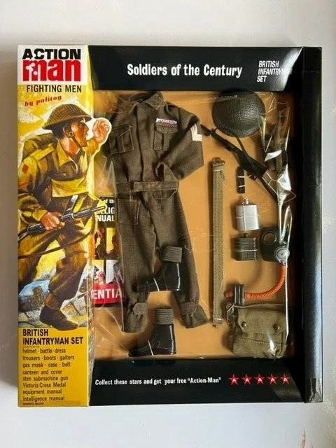 VINTAGE ACTION MAN 40th British Infantryman Set, Soldiers Of The ...