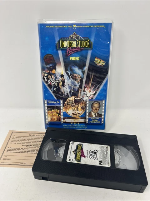 A UNIVERSE OF Cinemagic Universal Studios Hollywood Souvenir VHS 1994 £ ...