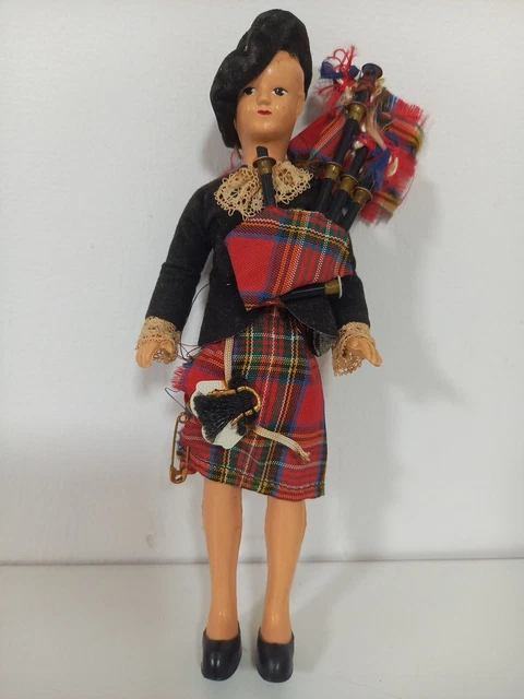 VINTAGE SCOTTISH PIPER Doll £7.80 - PicClick UK