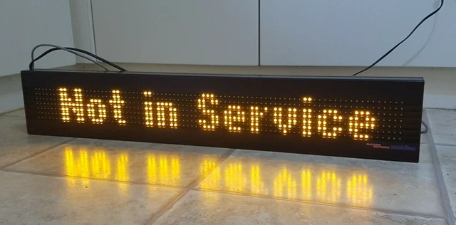 MOBITEC 84X7 LED Side Single Line Bus Coach Destination Display Panel ...
