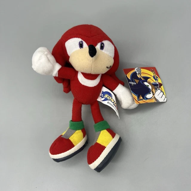 SONIC X &KNUCKLES the Echidna" Soft Toy 20cms Height with Card Tag £14. ...