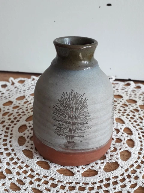 VINTAGE MIKE POLLARD Devon Studio Pottery Vase c.1960/80s £18.00 ...
