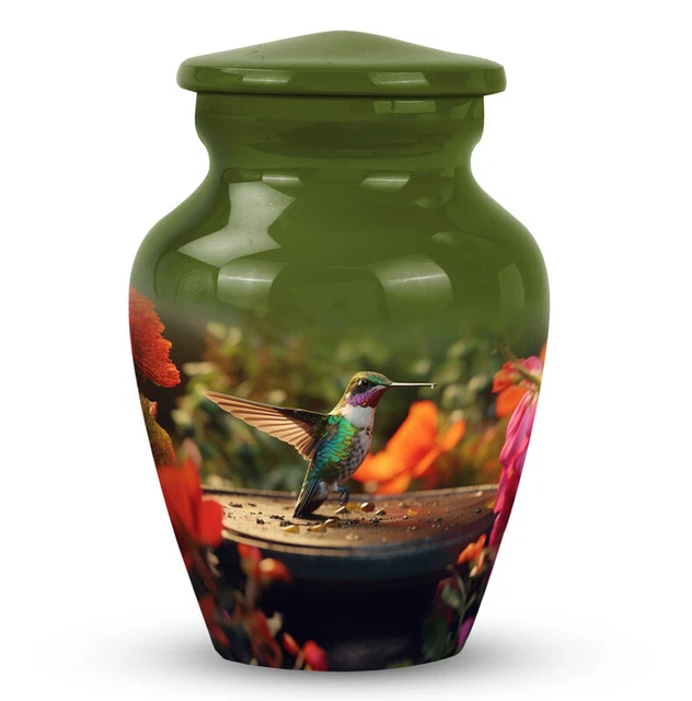 ELEGANT FUNERAL URNS Humming Bird Design for Adult Human Ashes ...