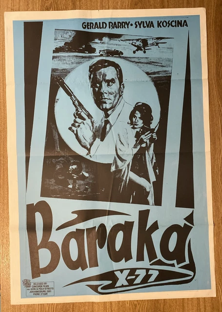 BARAKA X-77 - Vintage Litho Poster From South Africa 102cm X 71cm EUR ...