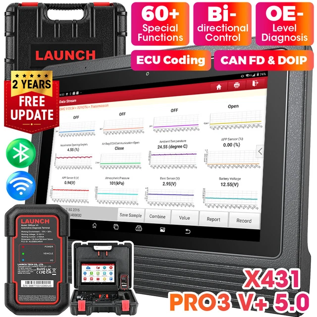 2025 LAUNCH X431 PRO3S+ V+ PRO 5 OBD2 Diagnosegerät ALLE SYSTEM ECU Codierung DE EUR 999,00 ...