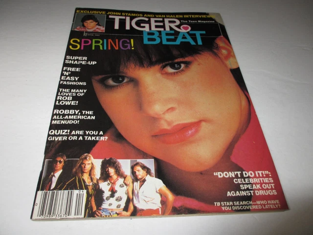 TIGER BEAT MAGAZINE April 1984 SPRINGFIELD Van Halen MENUDO Jim Youngs ...