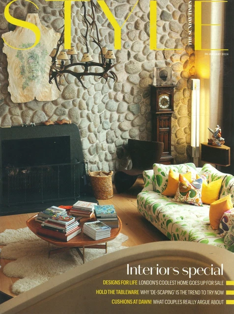SUNDAY TIMES STYLE Magazine: Interiors Special, Emma Grede, Fashion, 28 ...