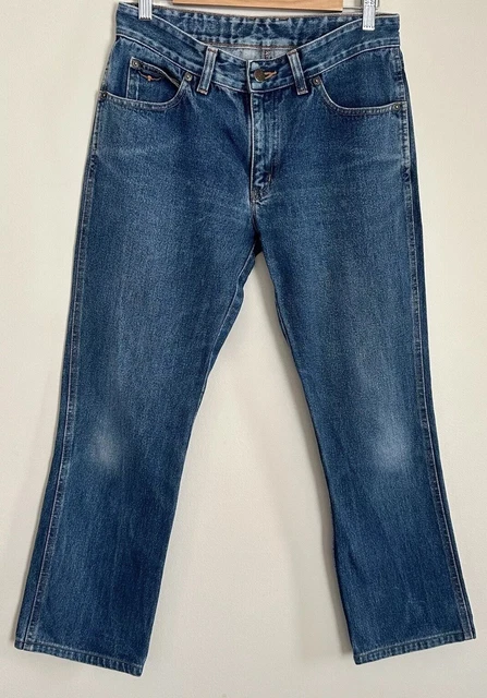 R M WILLIAMS TJ421 Size 12 W38cm L90cm Womens Jeans Blue Vintage Made ...