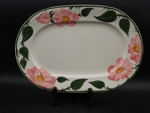 PLAT RECTANGULAIRE ANNÉES 1970 Villeroy & Boch Modèle Wild-Rose Made in Germany EUR 20,00 ...