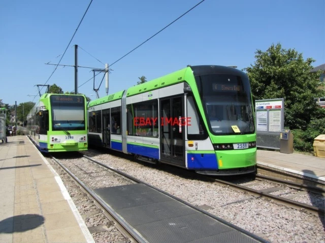 PHOTO (3) Croydon Tramlink 2559 & 2548 At Sandilands 09/07/13 £1.65 ...