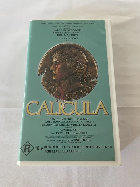 CALIGULA VHS TAPE ( Peter O’Toole,Helen Mirren ). $50.00 - PicClick AU