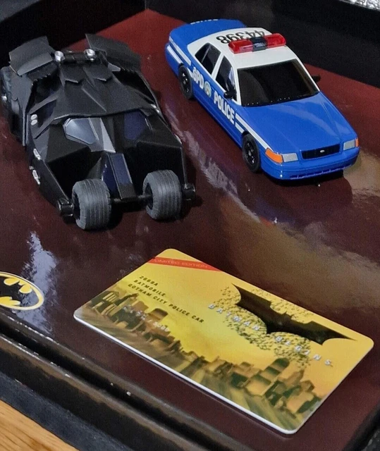 PACK DOUBLE SCALEXTRIC Batman Commence Batmobile Police Car Ltd Édition ...