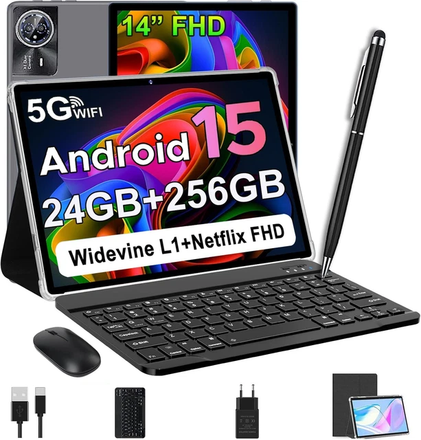 2025 NEU TABLET 24GB RAM 256GB ROM Android 15 14Zoll FHD 4G LTE Dual ...