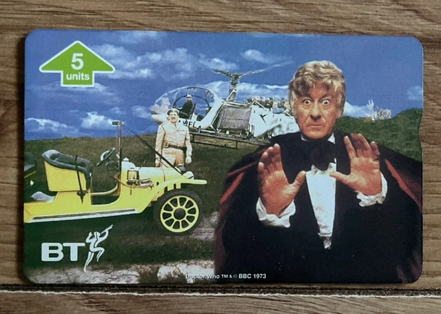 DOCTOR WHO AND The Silurians 3Rd Collectable Bt Phone Card Extremely ...