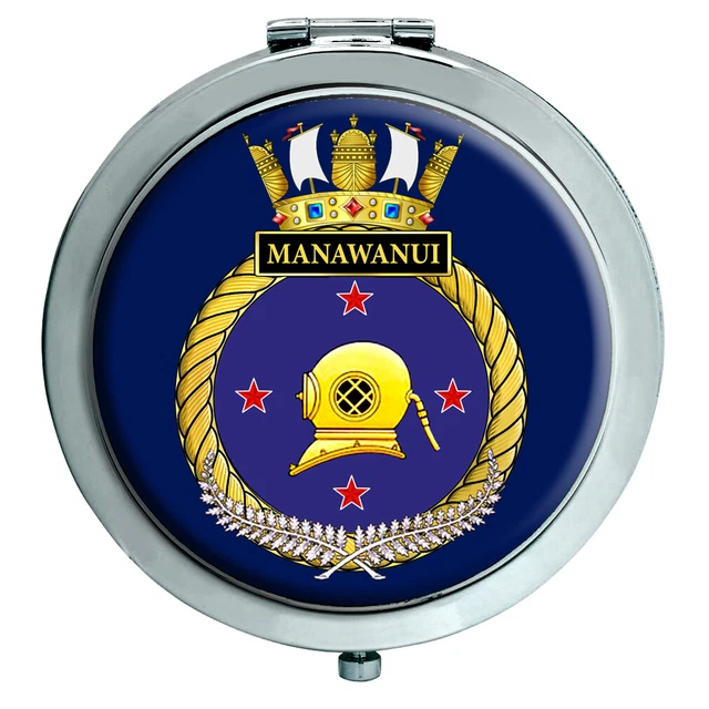 HMNZS MANAWANUI, ROYAL New Zealand Navy Compact Mirror EUR 17,51 ...